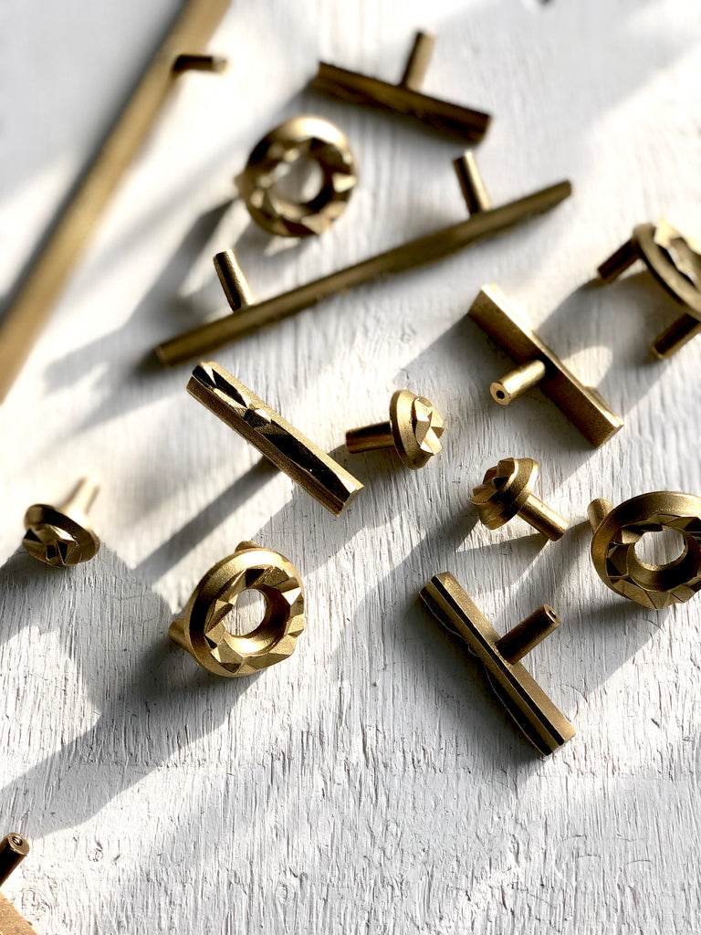 NIKA series 12" cast bronze handle, various finishes. – Shayne Fox Hardware