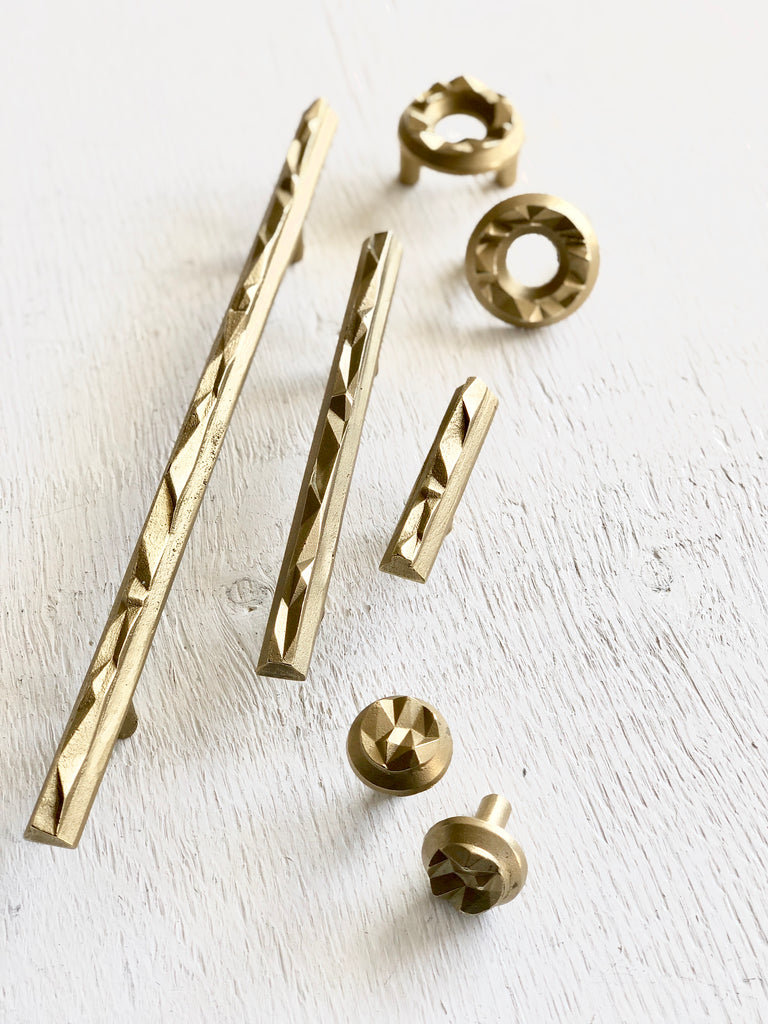 NIKA series 12" cast bronze handle, various finishes. – Shayne Fox Hardware