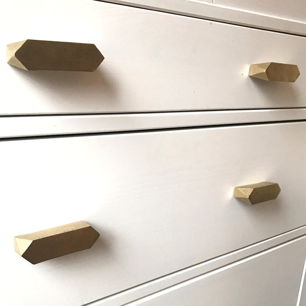 GEO series cast bronze bin pull, various finishes. – Shayne Fox Hardware
