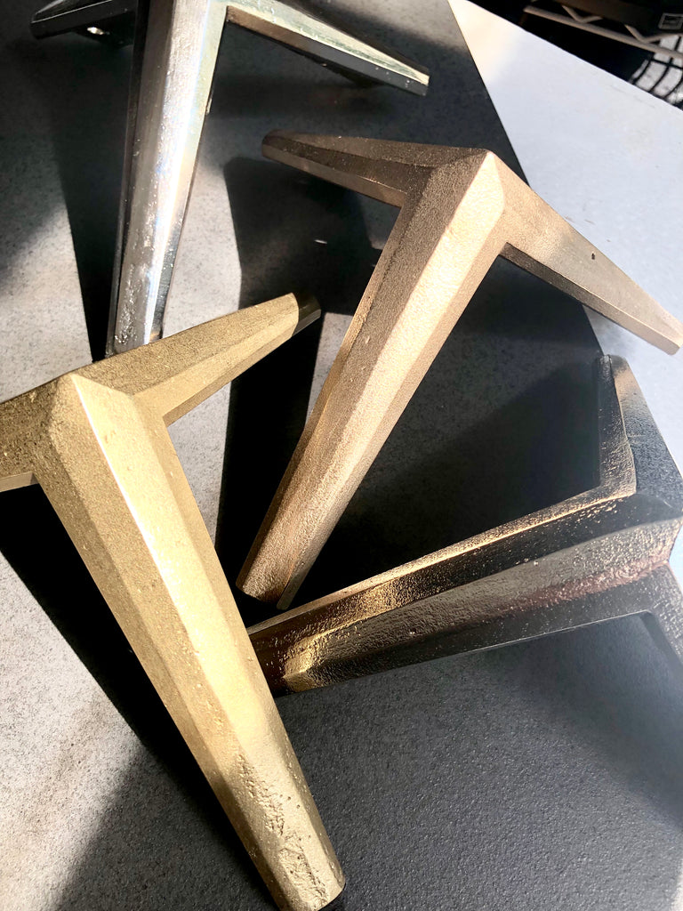 PYRA series cast bronze furniture/vanity leg, 6" tall. – Shayne Fox ...